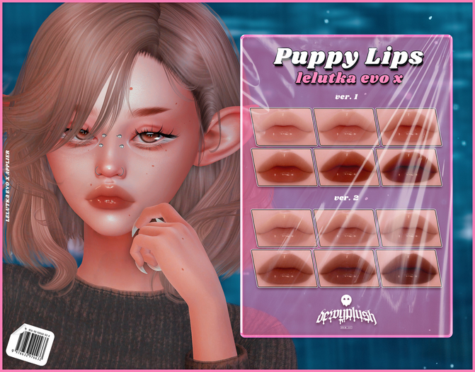 Second Life Marketplace - dewyPLUSH // Puppy Lips [LEL EVO X] [VER.1]